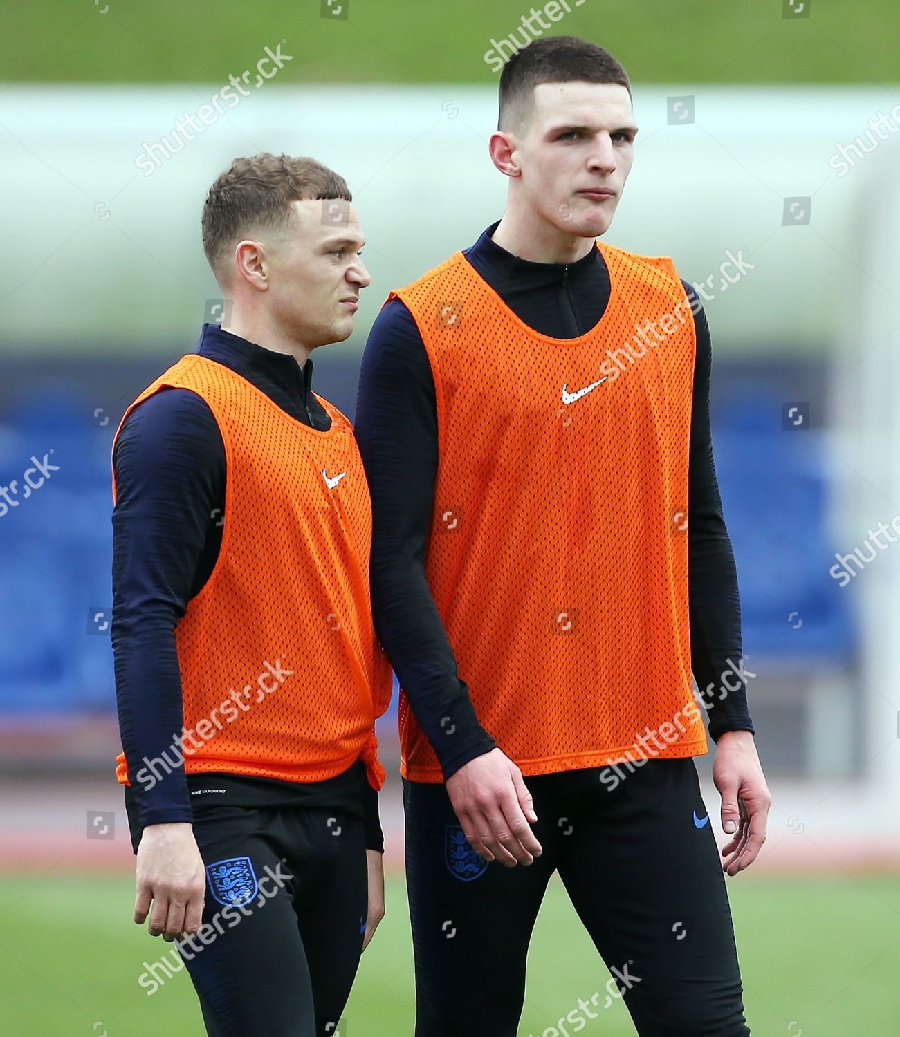 Declan Rice Kieran Trippier England Editorial Stock Photo - Stock Image ...