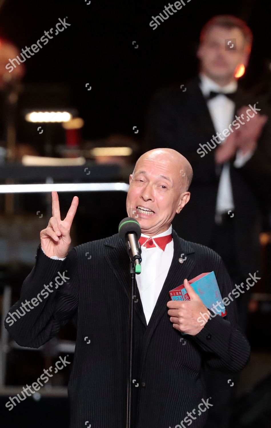 Japanese Conductor Michiyoshi Inoue Poses During Editorial Stock Photo ...