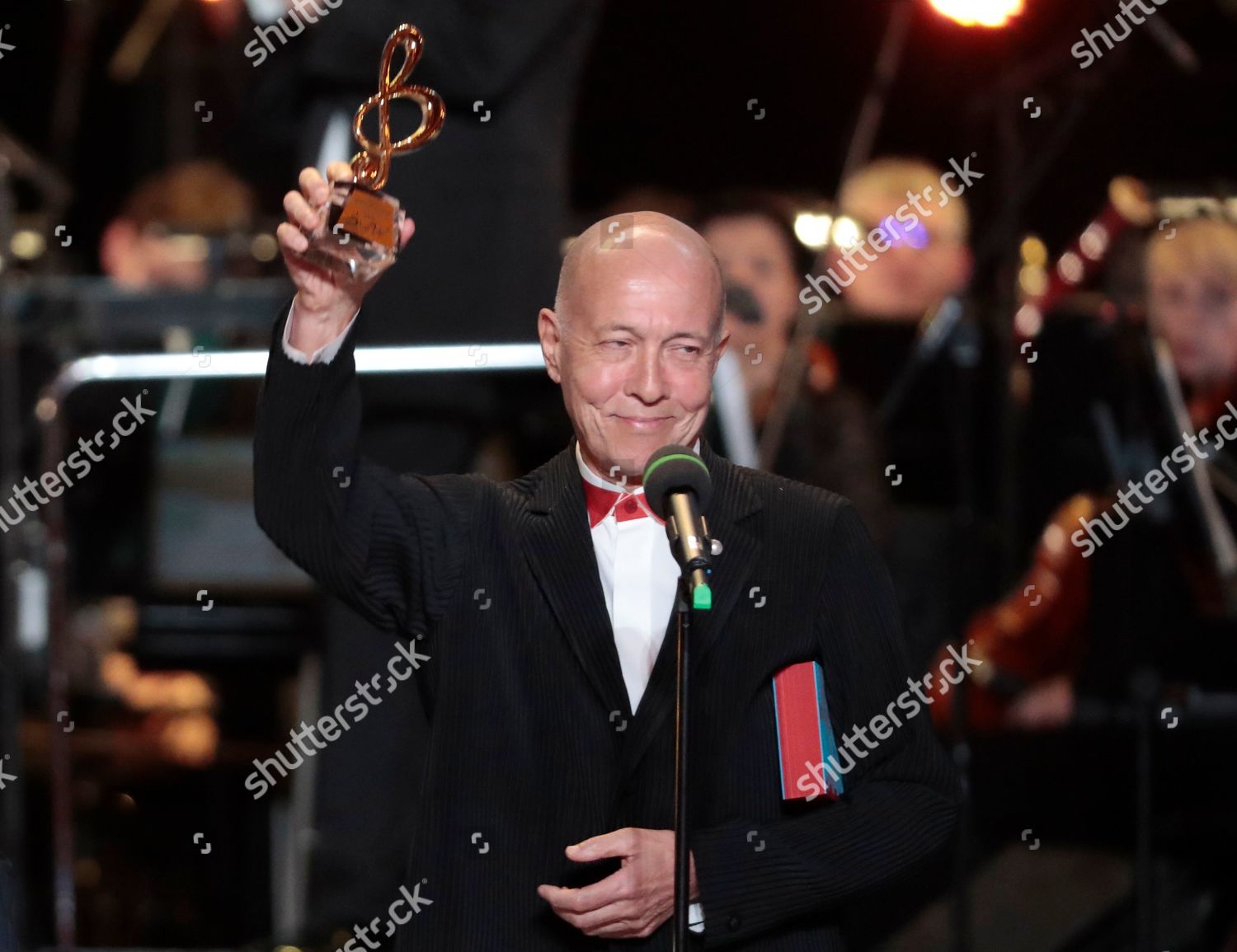 Japanese Conductor Michiyoshi Inoue Holds His Editorial Stock Photo ...