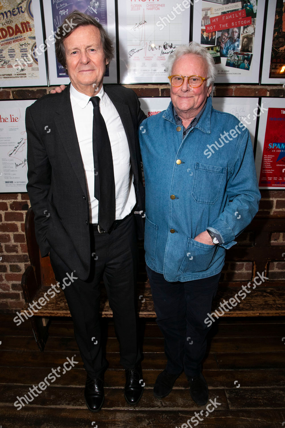 David Hare Author Richard Eyre Director Editorial Stock Photo - Stock ...