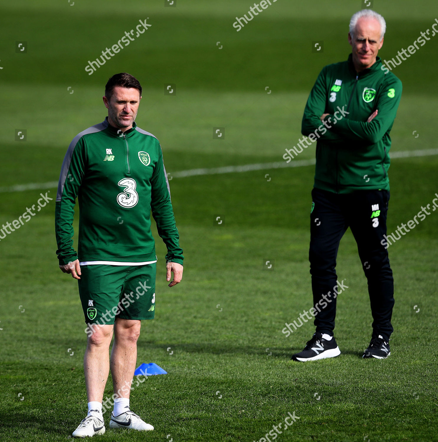 Assistant Coach Robbie Keane Manager Mick Editorial Stock Photo - Stock ...