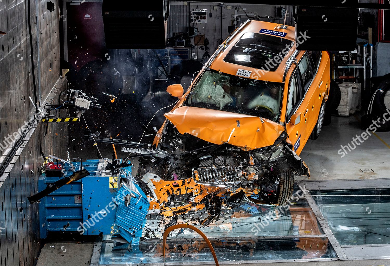 Crash Test Volvo Xc 90 Volvo Editorial Stock Photo - Stock Image ...