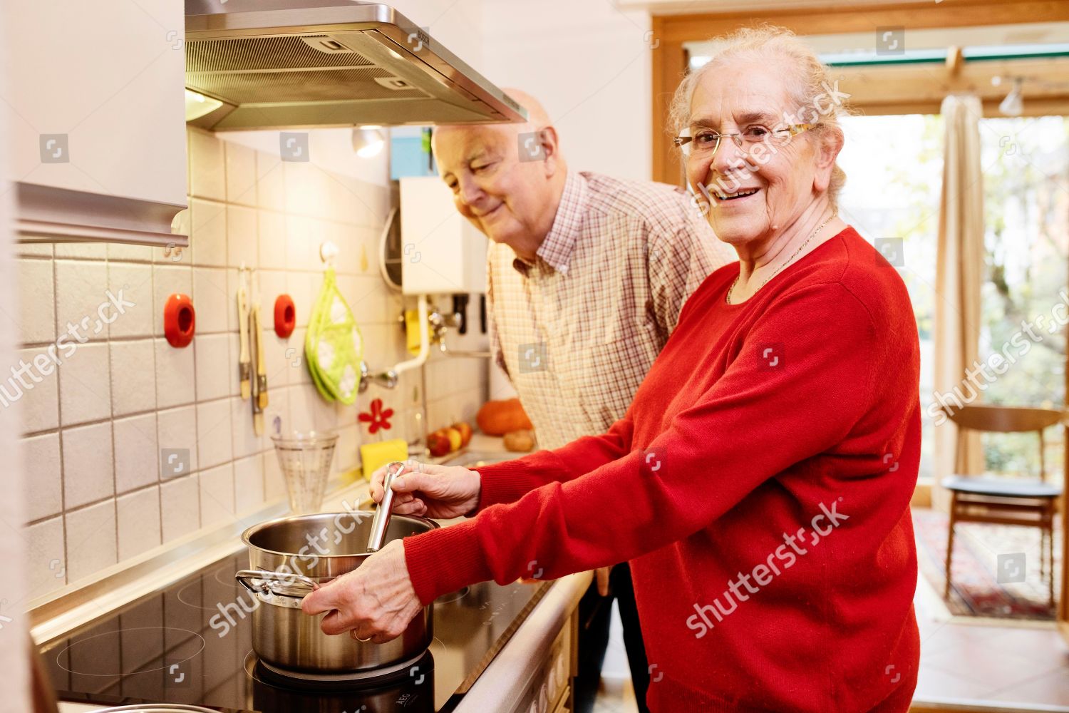 Model Released Seniors Stove Cooking Germany Editorial Stock Photo ...