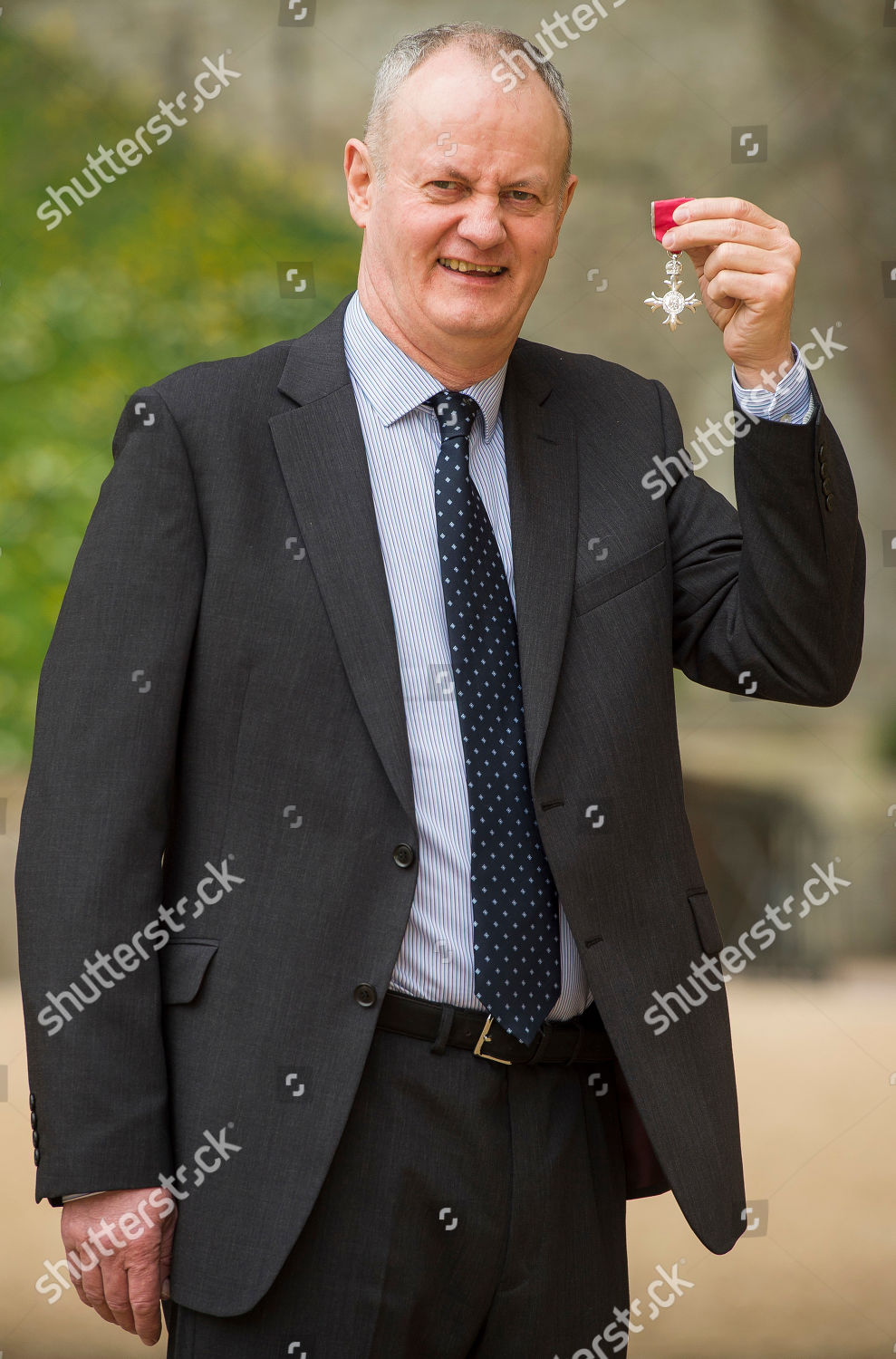 Frank Mullane His Mbe Medal Editorial Stock Photo - Stock Image ...