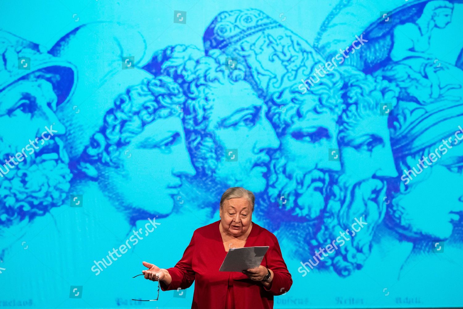 Hungarian Actress Piroska Molnar Reads Aloud Editorial Stock Photo ...