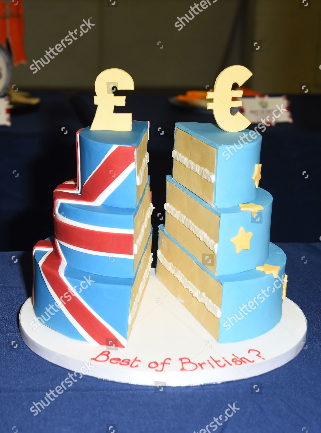 Brexit Cake Editorial Stock Photo - Stock Image | Shutterstock