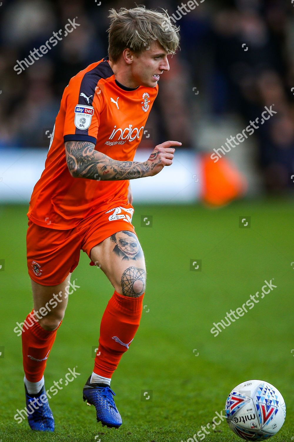 Luton Town Forward Jason Cummings 23 Editorial Stock Photo - Stock ...
