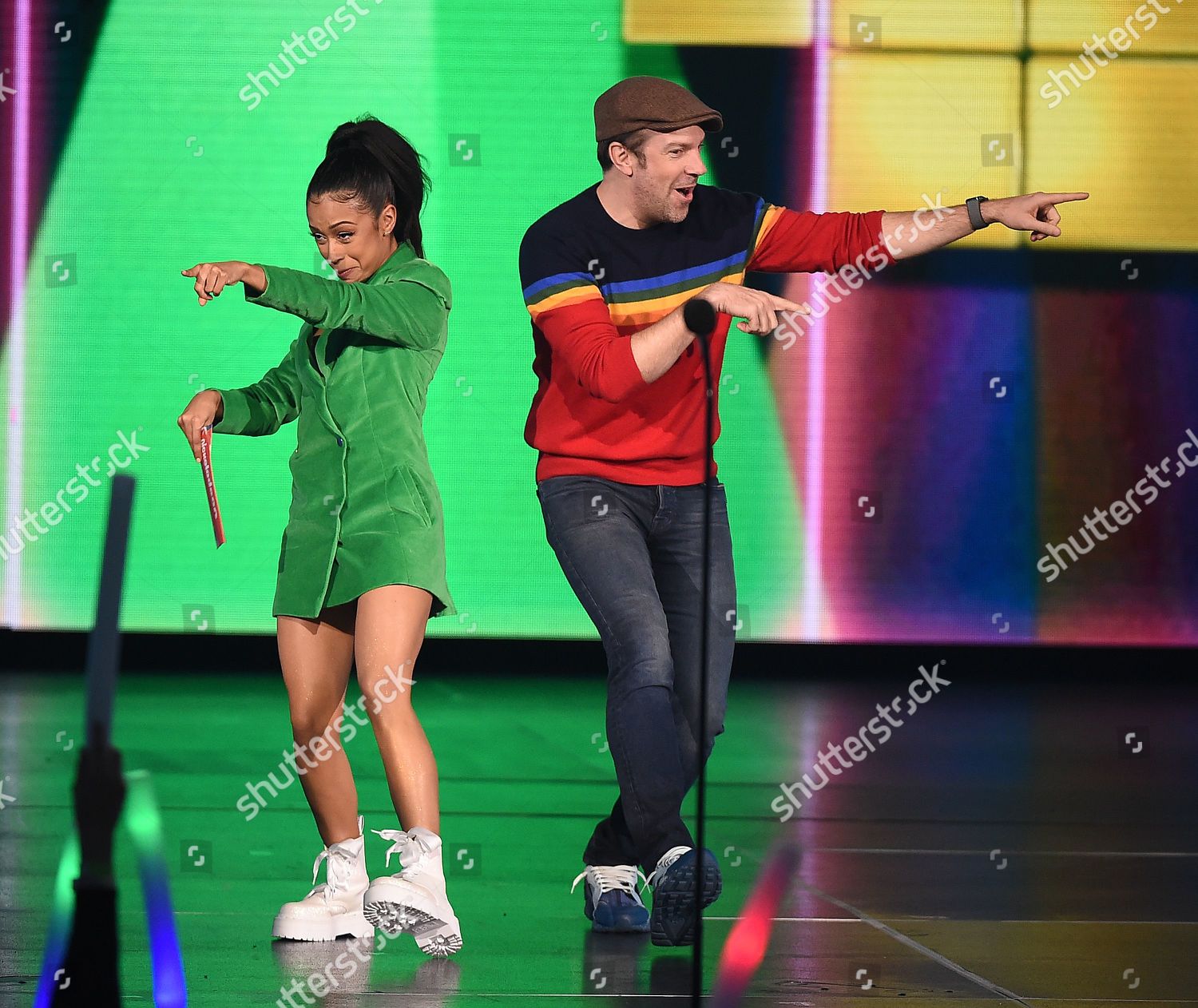 Jason Sudeikis Liza Koshy Editorial Stock Photo - Stock Image | Shutterstock