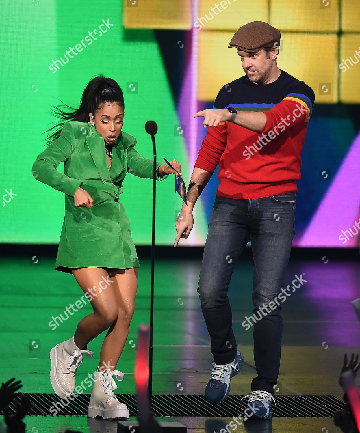 Jason Sudeikis Liza Koshy Editorial Stock Photo - Stock Image | Shutterstock