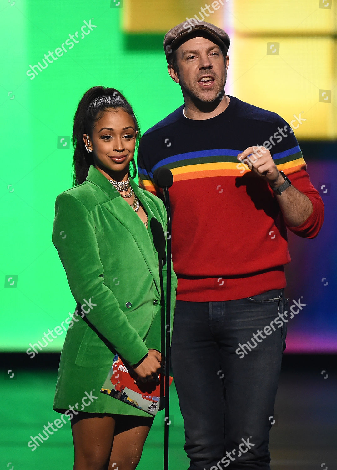 Jason Sudeikis Liza Koshy Editorial Stock Photo - Stock Image | Shutterstock