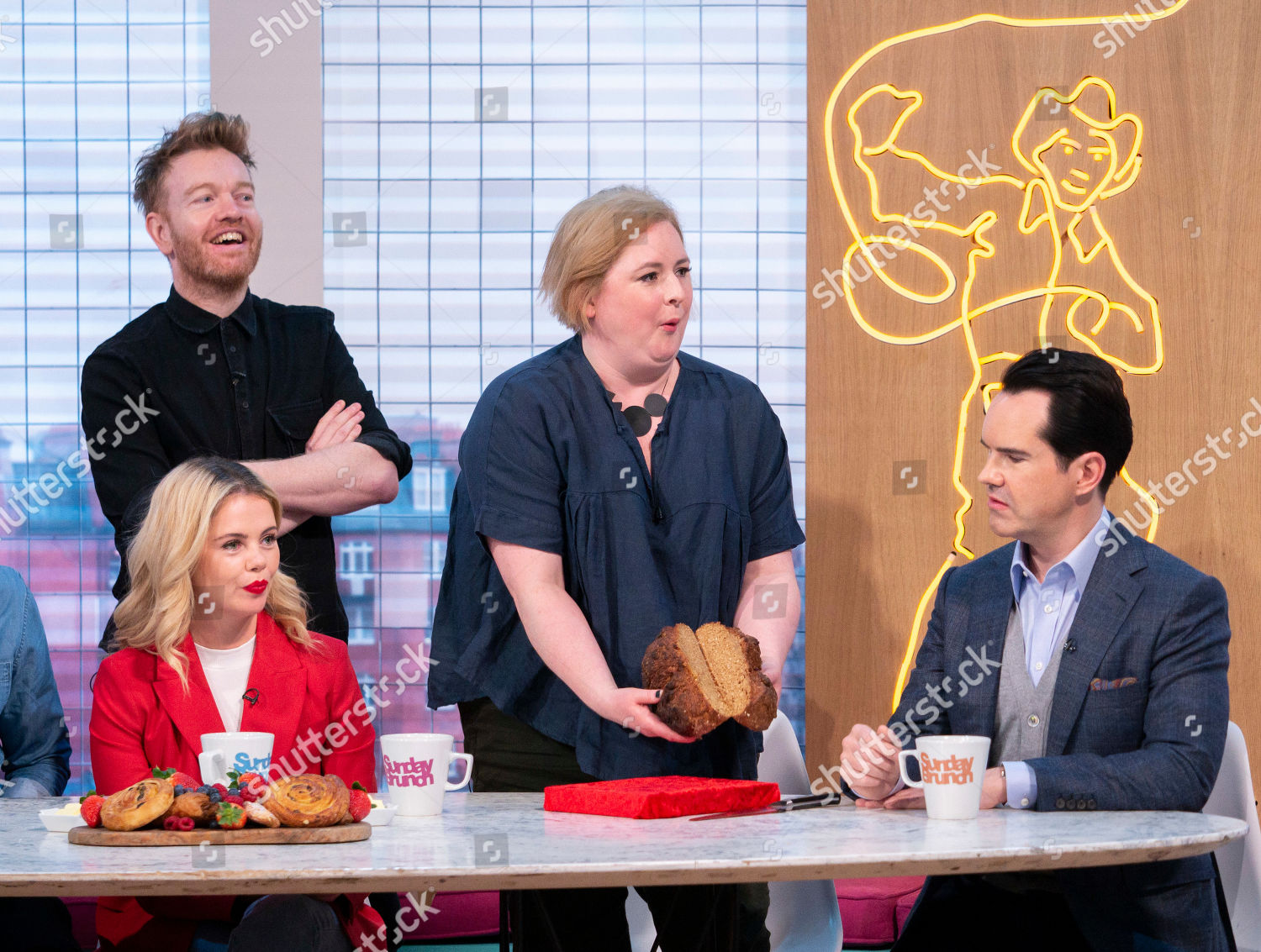 Jimmy Carr Saoirsemonica Jackson Siobhan Mcsweeney Editorial Stock ...