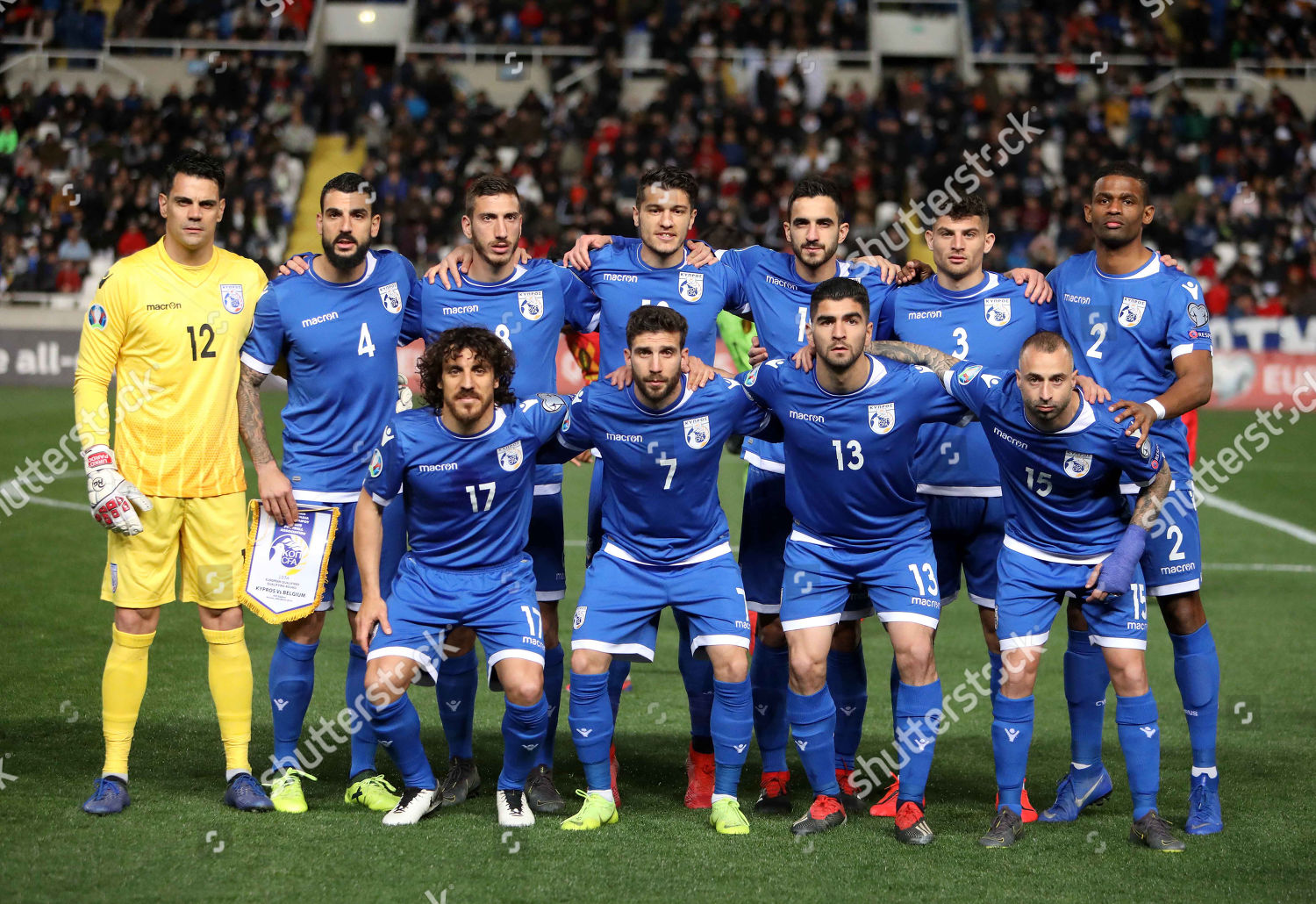 Cyprus Players Prior Uefa Euro 2020 Editorial Stock Photo - Stock Image ...