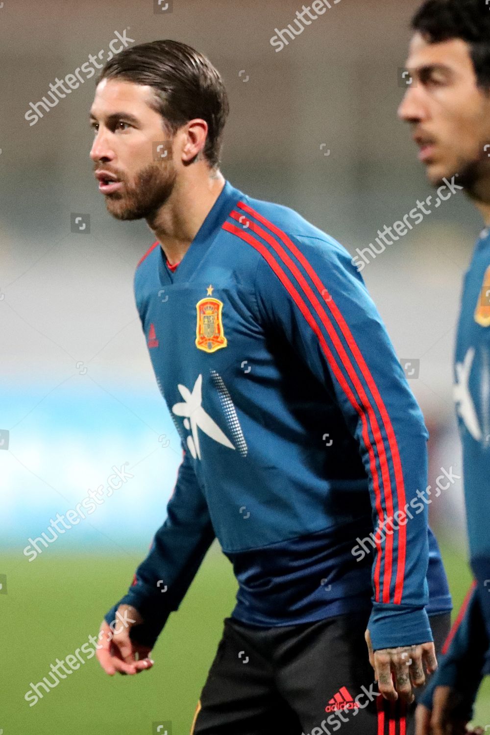 Sergio Ramos Captain Spain Trains National Editorial Stock Photo ...