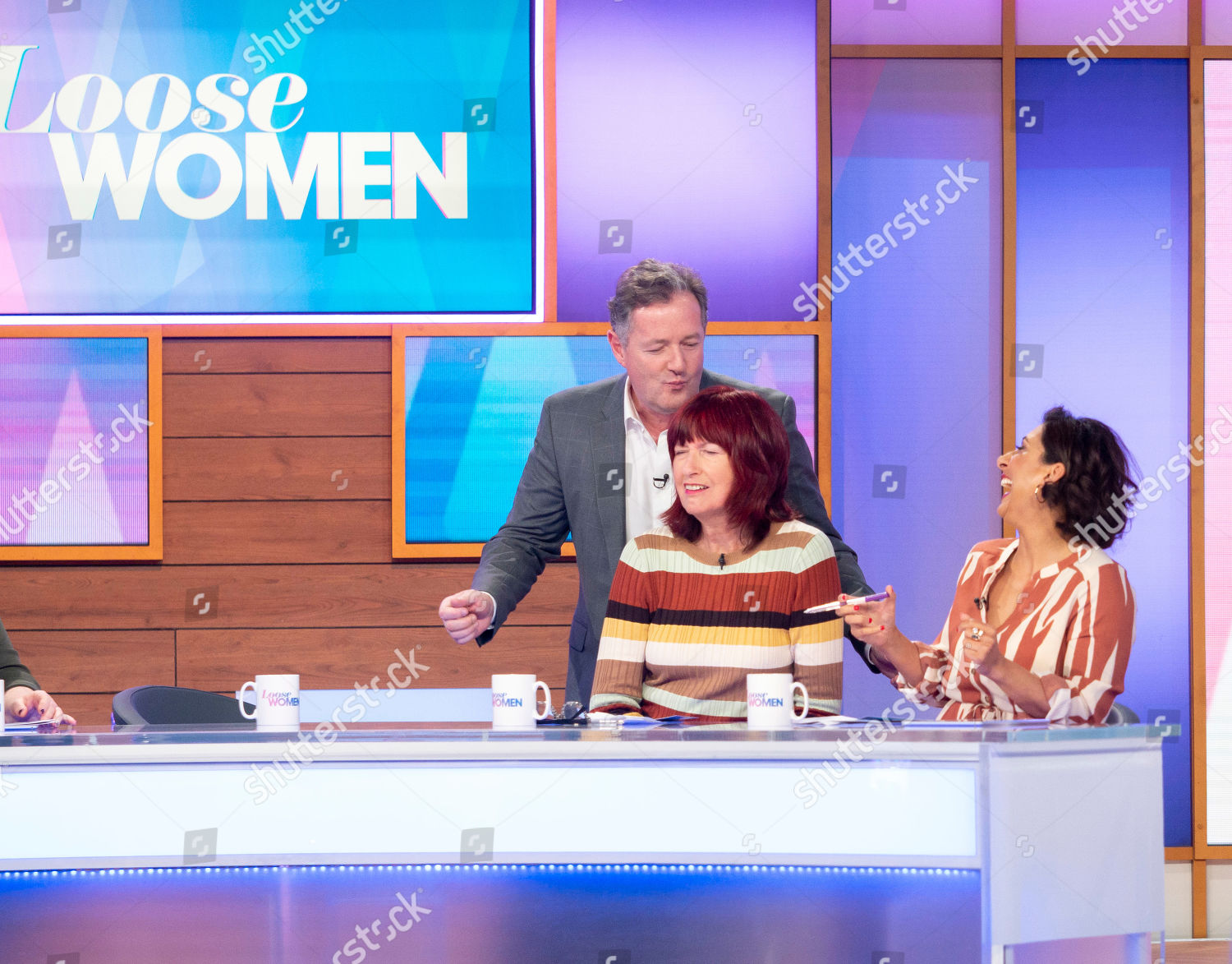 Piers Morgan Janet Streetporter Saira Khan Editorial Stock Photo ...