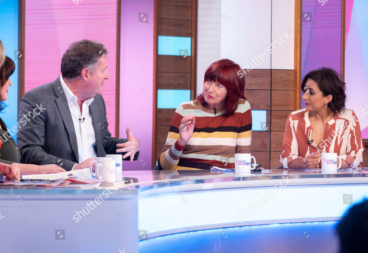 Piers Morgan Janet Streetporter Saira Khan Editorial Stock Photo ...
