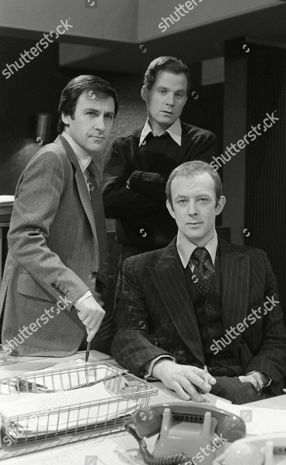 Ray Lonnen Willie Caine Roy Marsden Editorial Stock Photo - Stock Image ...
