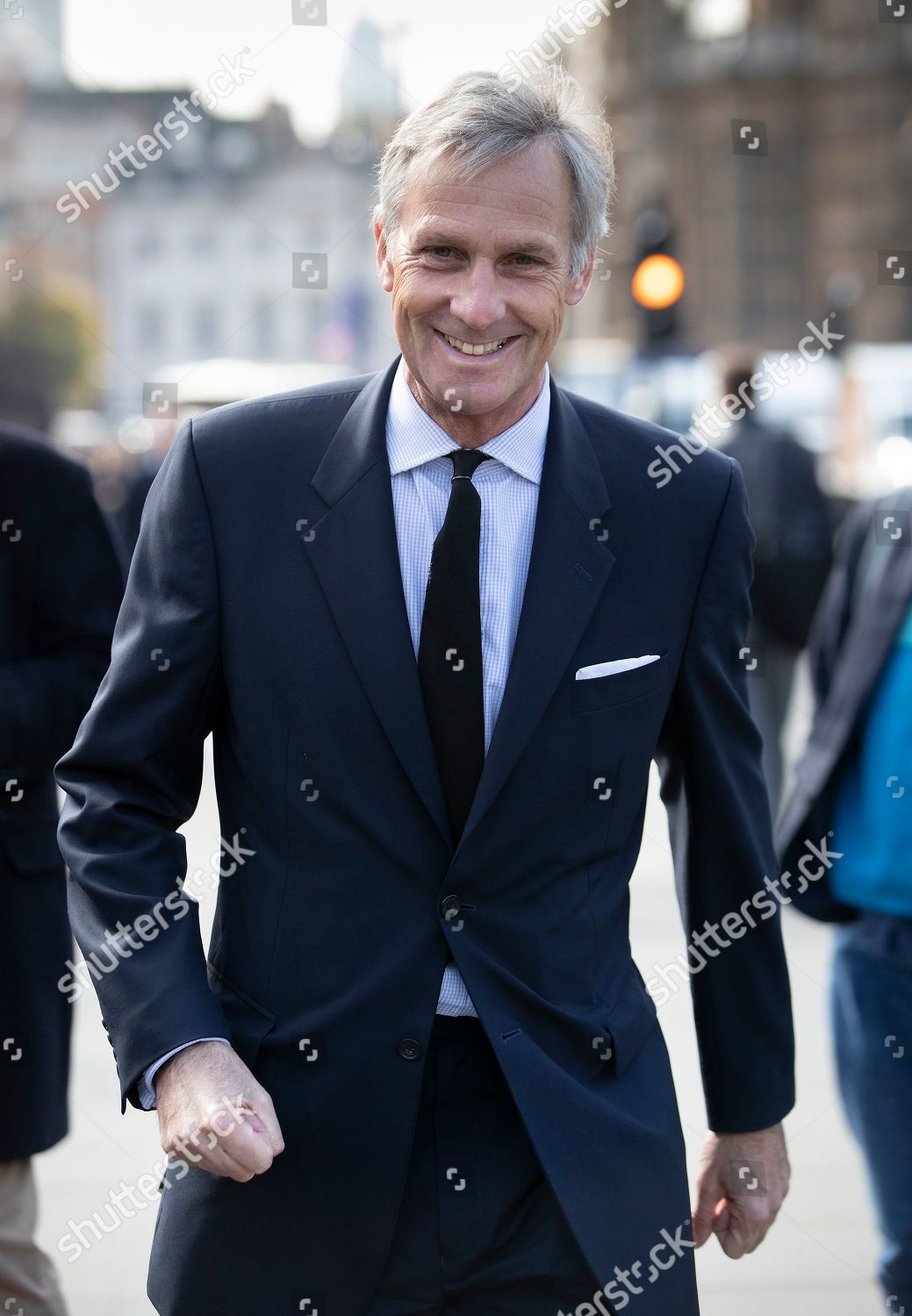 Conservative Mp Richard Drax Walks Outside Editorial Stock Photo ...