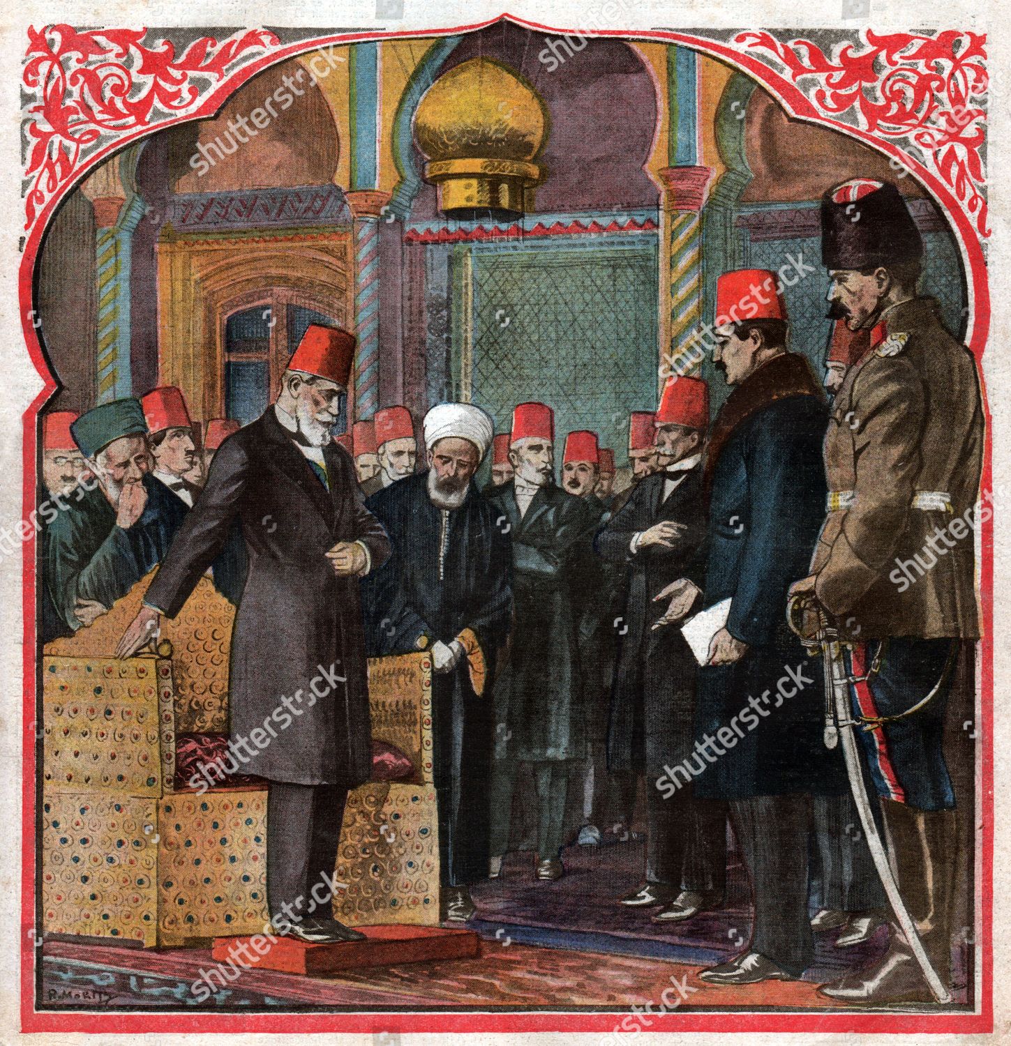 History Turkey Deposition Last Caliph Islam Editorial Stock Photo ...