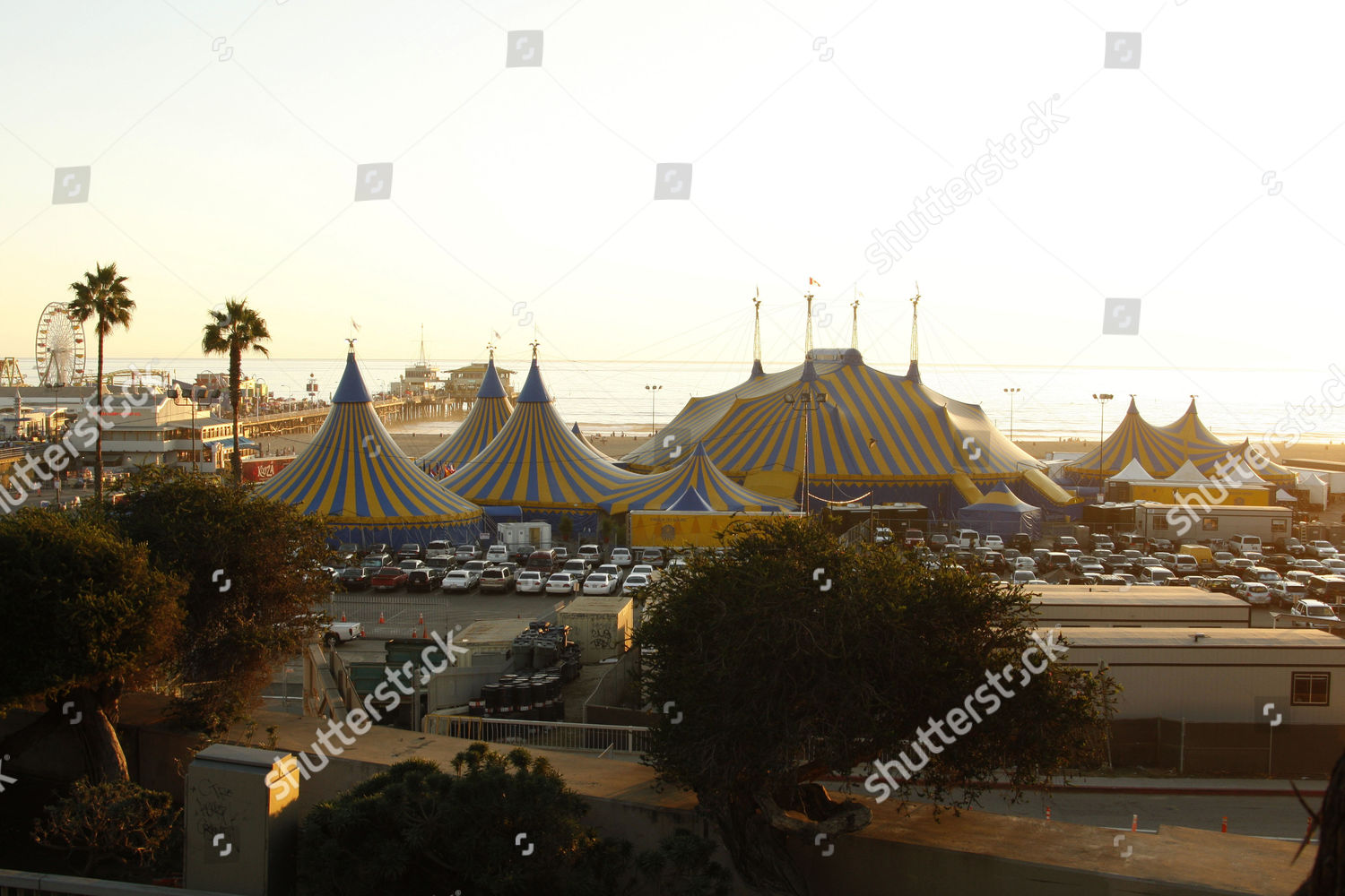 Famous Cirque Du Soleil Tents Santa Editorial Stock Photo - Stock Image | Shutterstock
