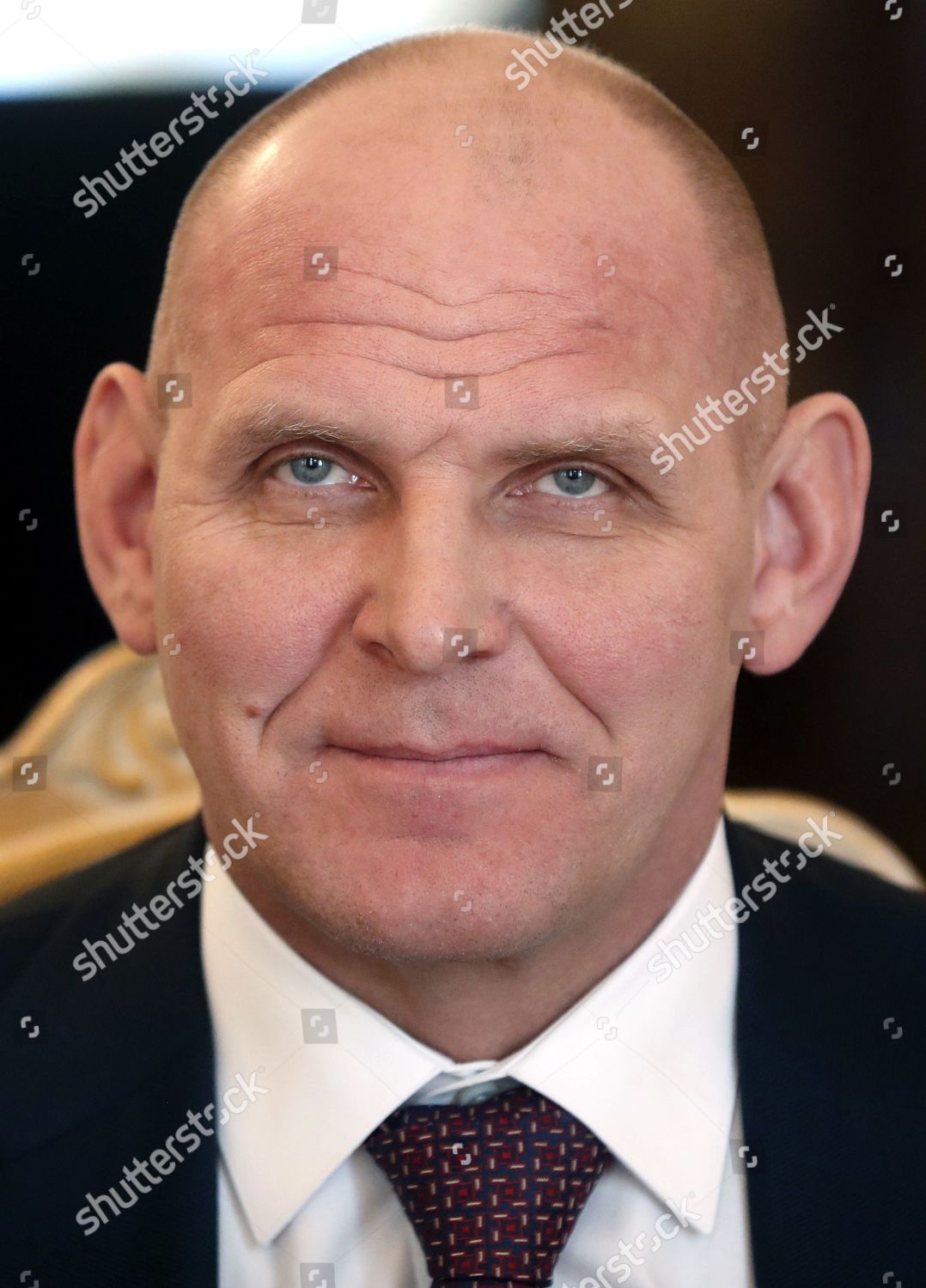 Russian Sportsman Politician Aleksandr Karelin Attends Editorial Stock ...