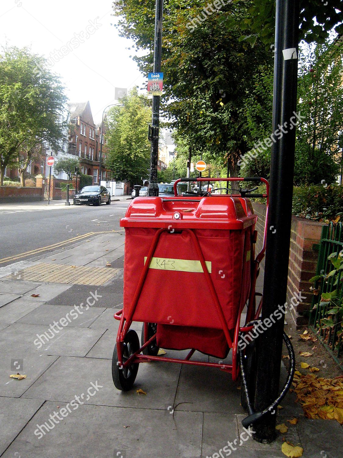 Royal Mail Delivery Trolley Broadhurst Gardens Editorial Stock Photo ...