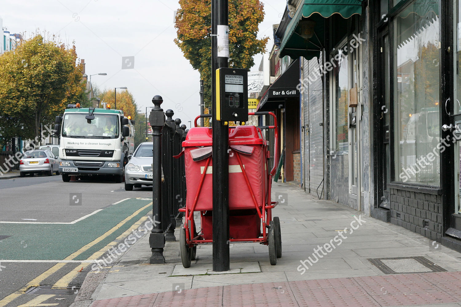 Royal Mail Delivery Trolley Editorial Stock Photo - Stock Image ...