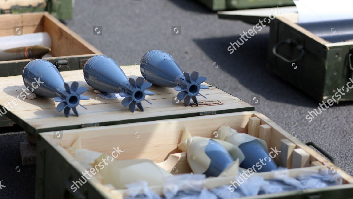 Stockpiles Weapons Ammunition Including Usmade Tow Editorial Stock ...