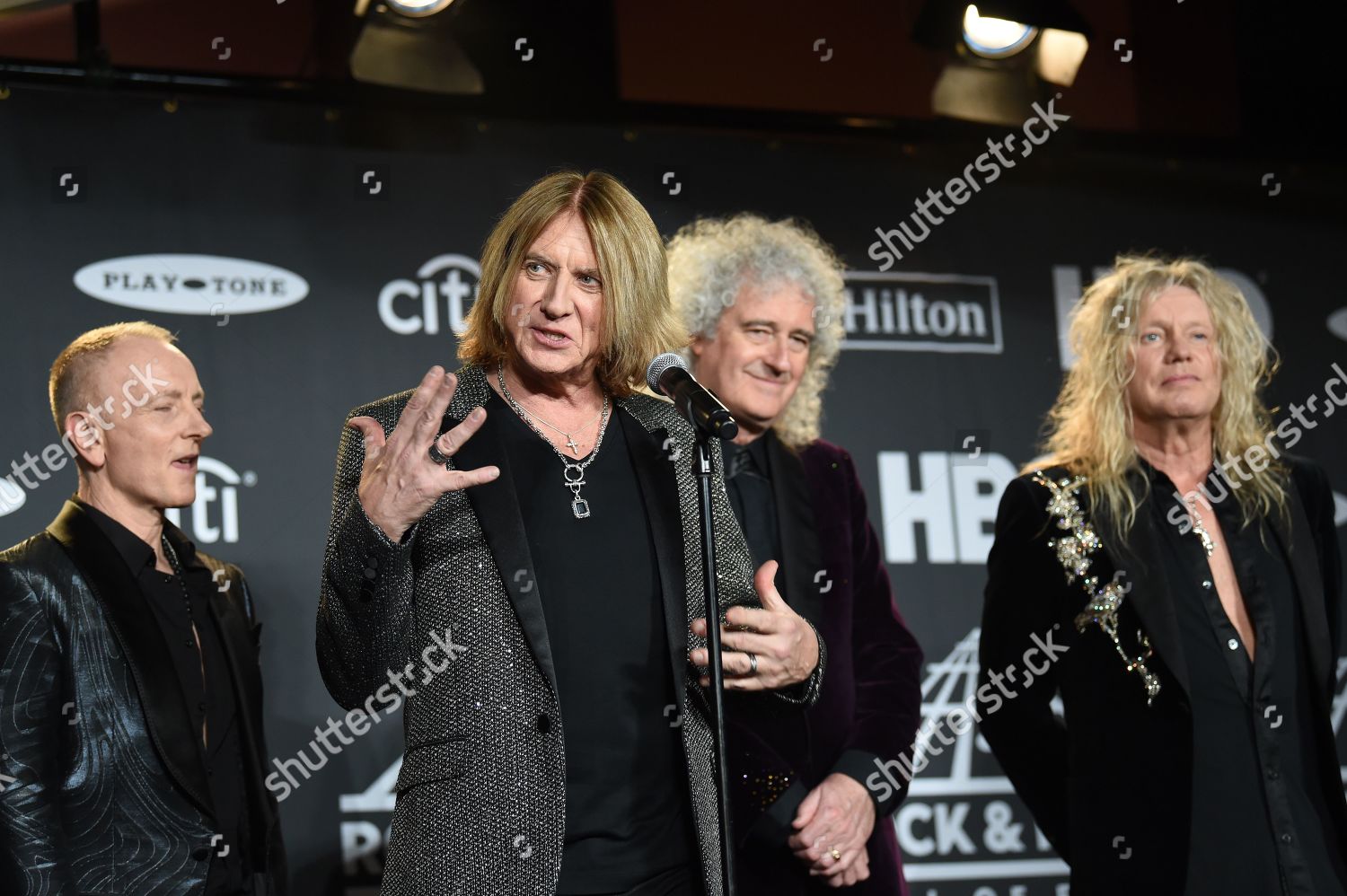 Phil Collen Joe Elliott Brian May Editorial Stock Photo - Stock Image ...