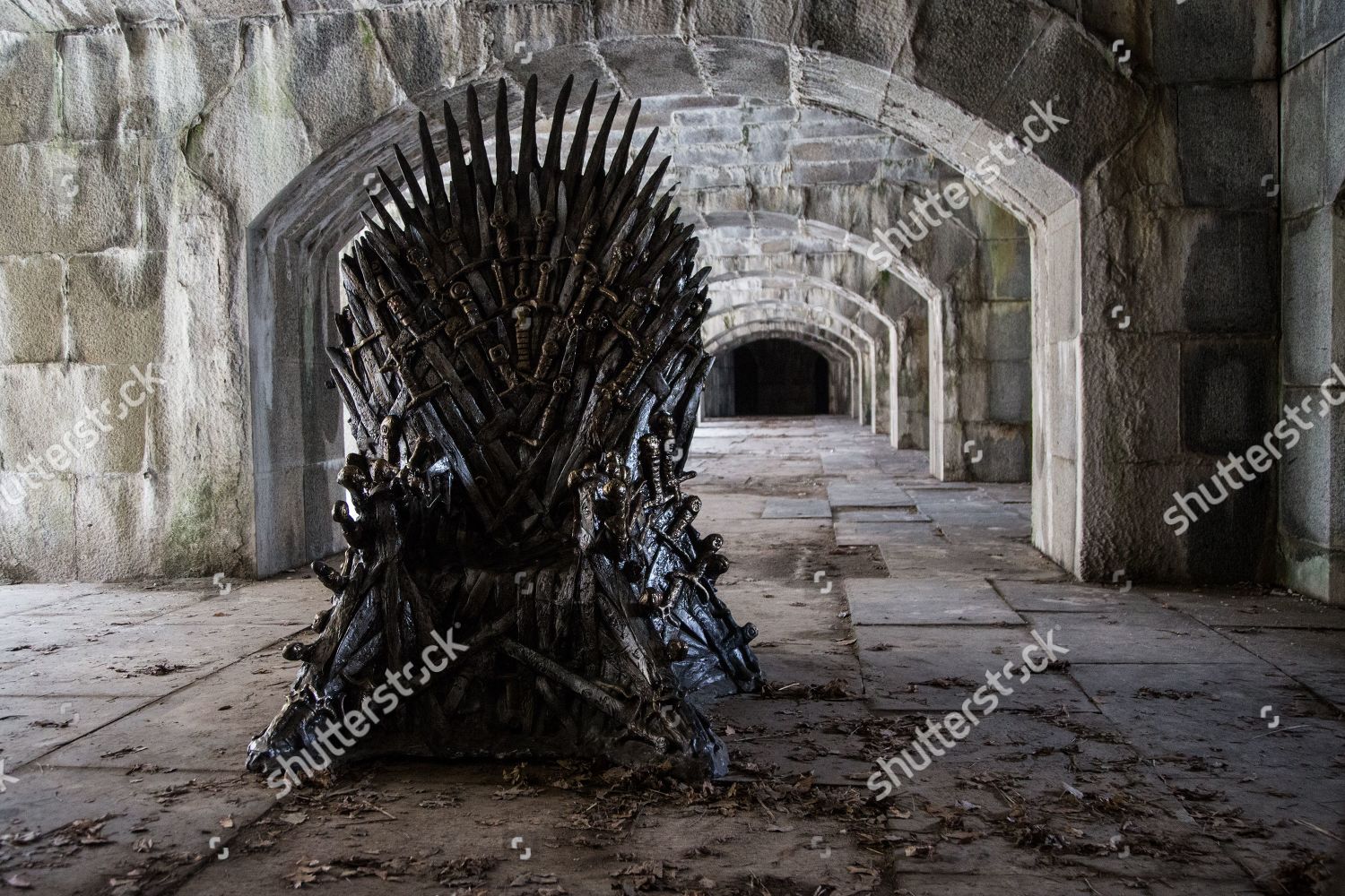 Iron Throne Which Has Been Set Editorial Stock Photo - Stock Image ...