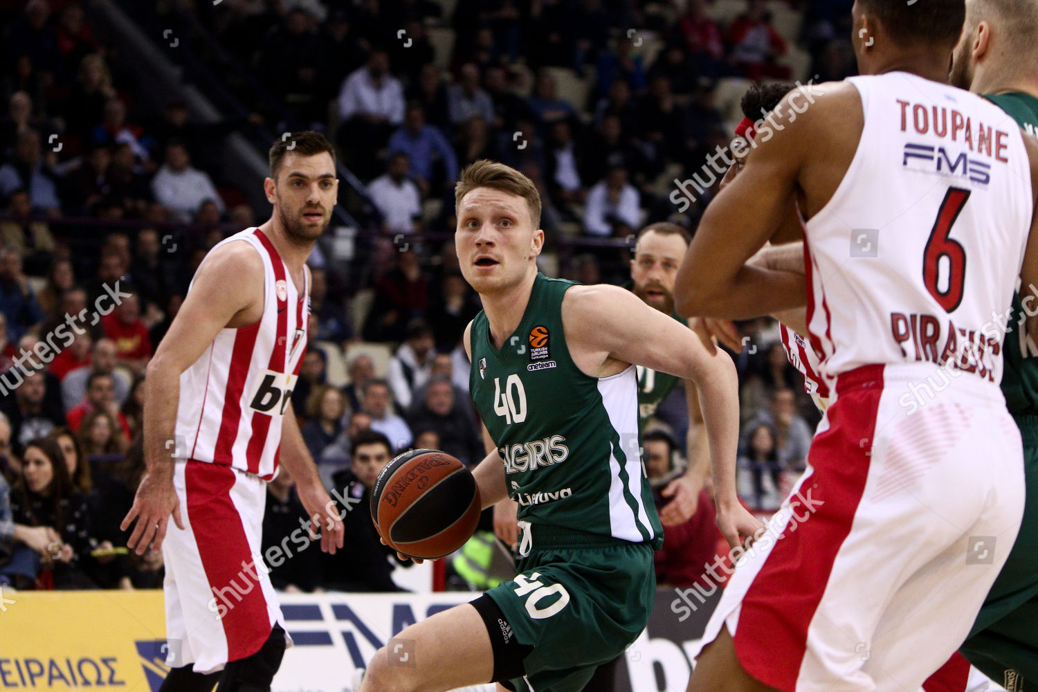 Marius Grigonis Zalgiris C Action During Editorial Stock Photo - Stock ...
