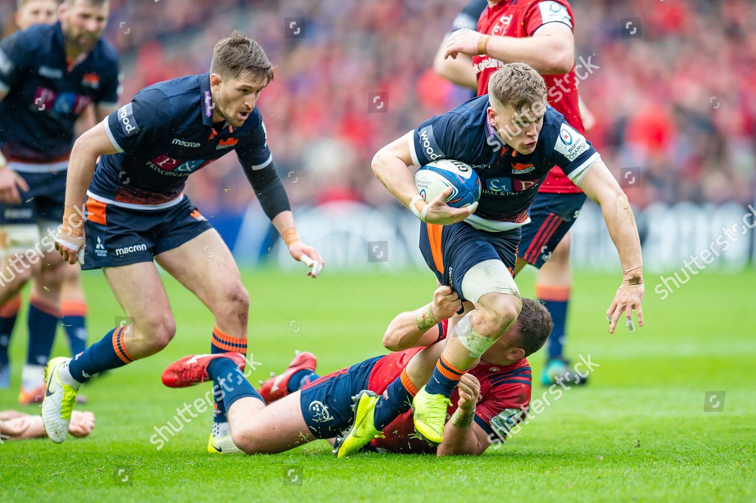 Darcy Graham 15 Edinburgh Rugby Tries Editorial Stock Photo - Stock ...