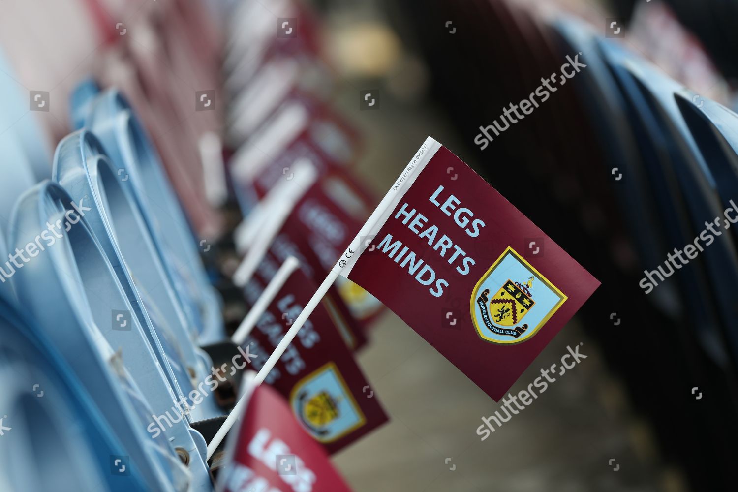 Burnley Flag Seats Before Start Match Editorial Stock Photo - Stock ...