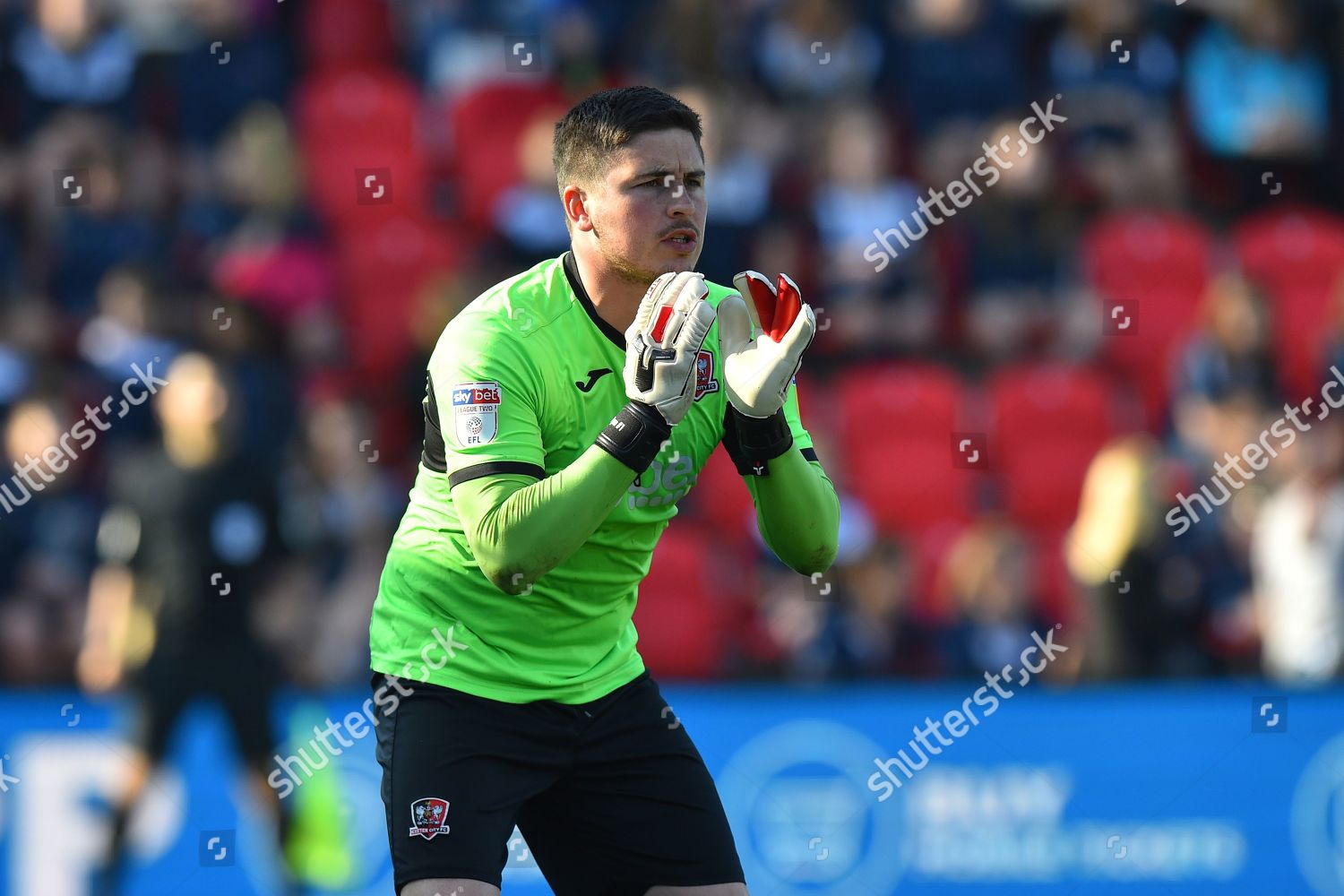 Christy Pym 1 Exeter City During Editorial Stock Photo - Stock Image ...
