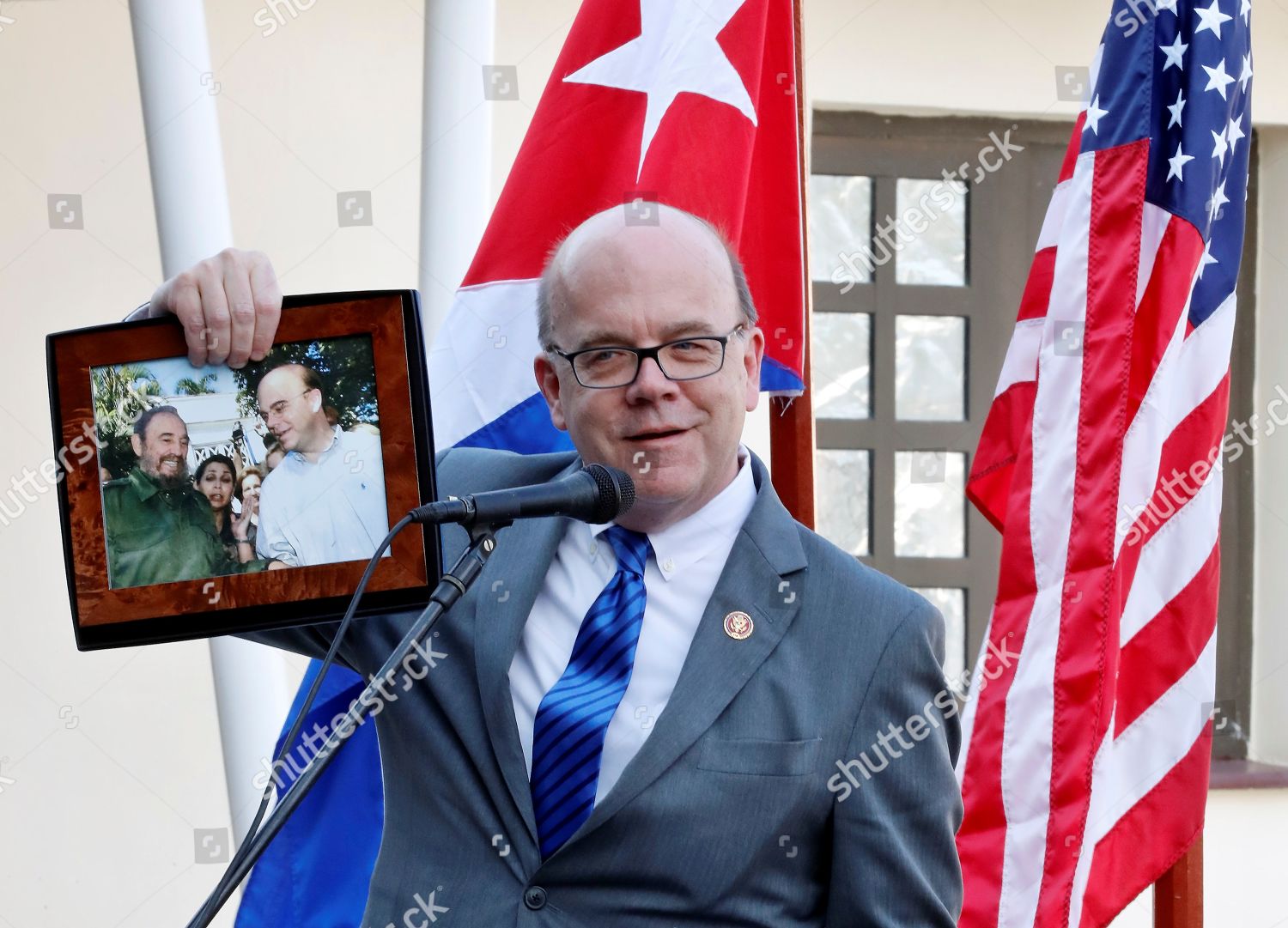 Us Congressman James Mcgovern Shows Photograph Editorial Stock Photo ...