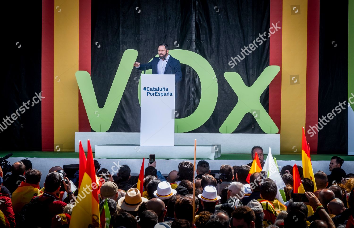 Santiago Abascal President Leader Vox Seen Editorial Stock Photo ...