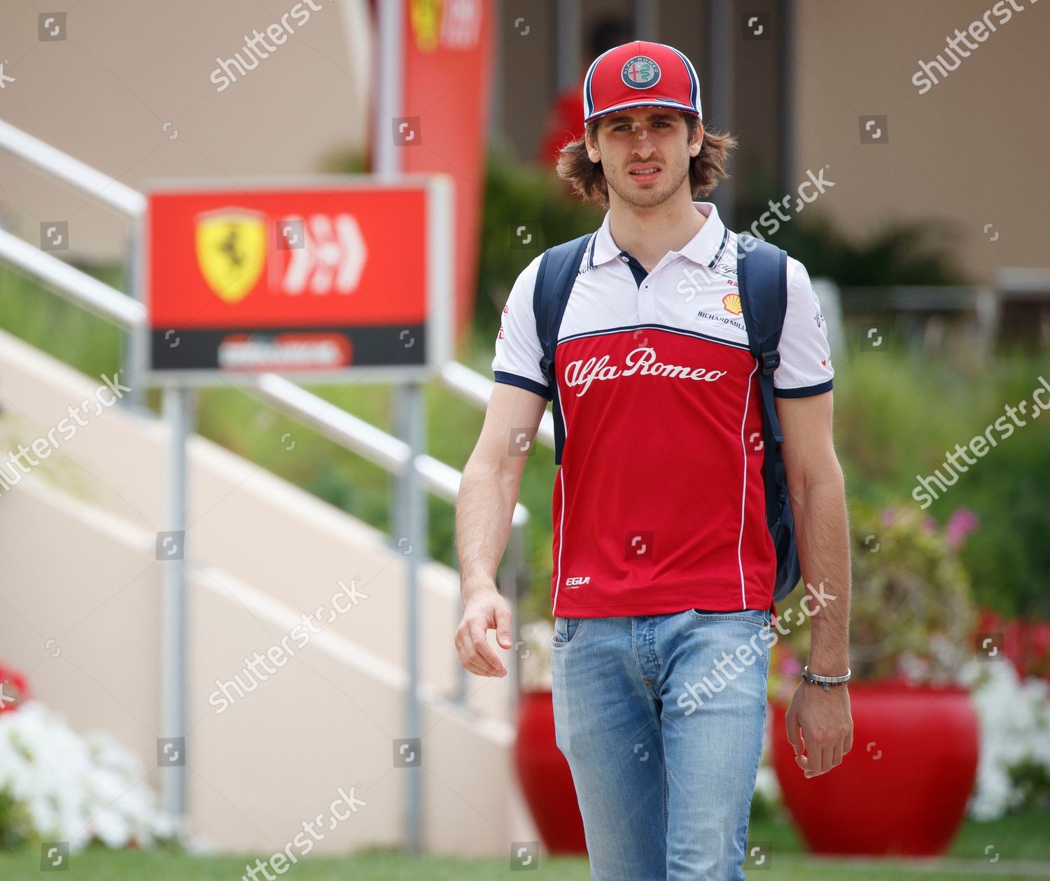 Italian Formula One Driver Antonio Giovinazzi Editorial Stock Photo ...