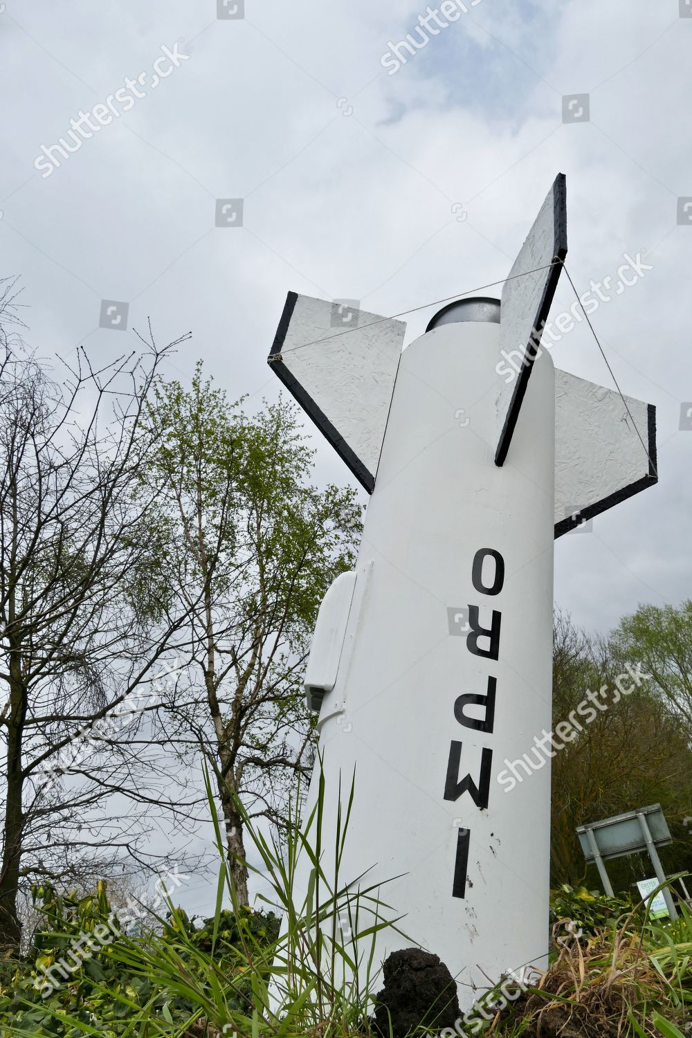 Rocket Has Appeared On Roundabout Near Editorial Stock Photo - Stock ...