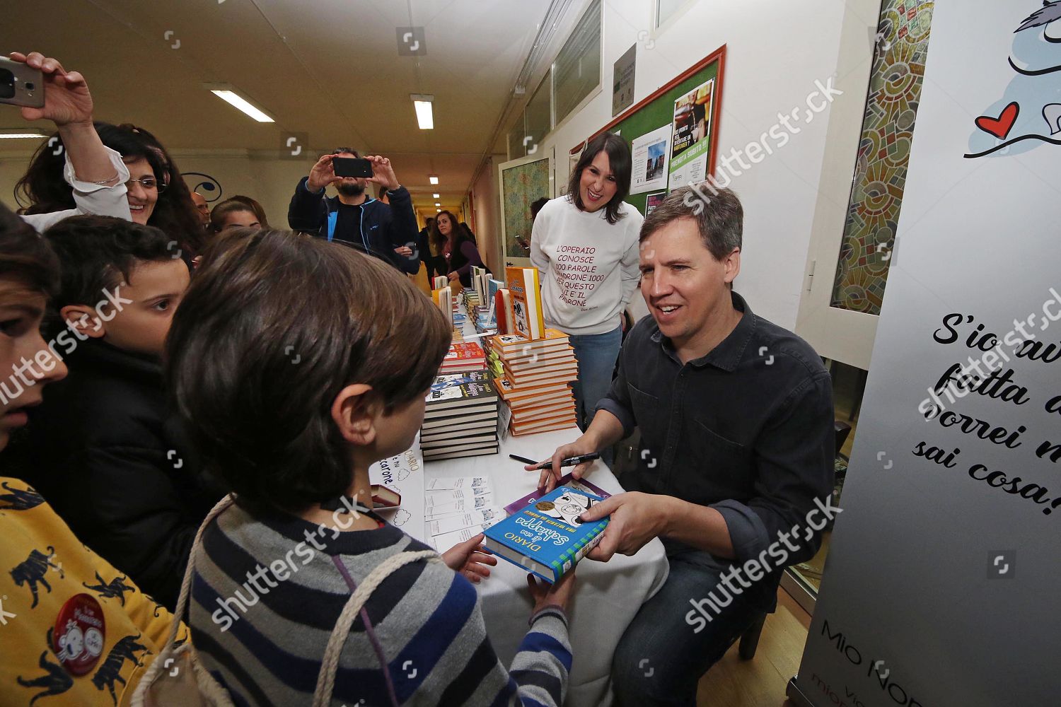Diary Wimpy Kid Author Jeff Kinney Editorial Stock Photo - Stock Image ...
