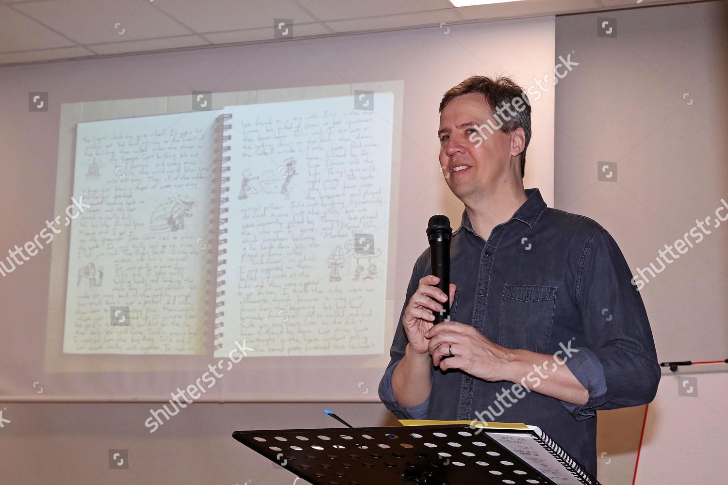 Diary Wimpy Kid Author Jeff Kinney Editorial Stock Photo - Stock Image ...