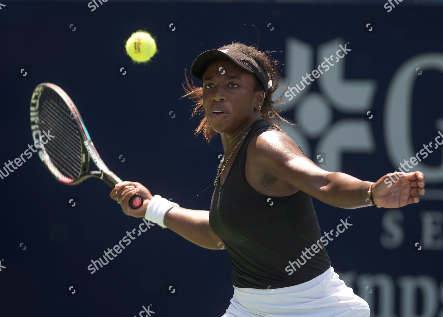 Us Tennis Player Sachia Vickery Returns Editorial Stock Photo - Stock ...