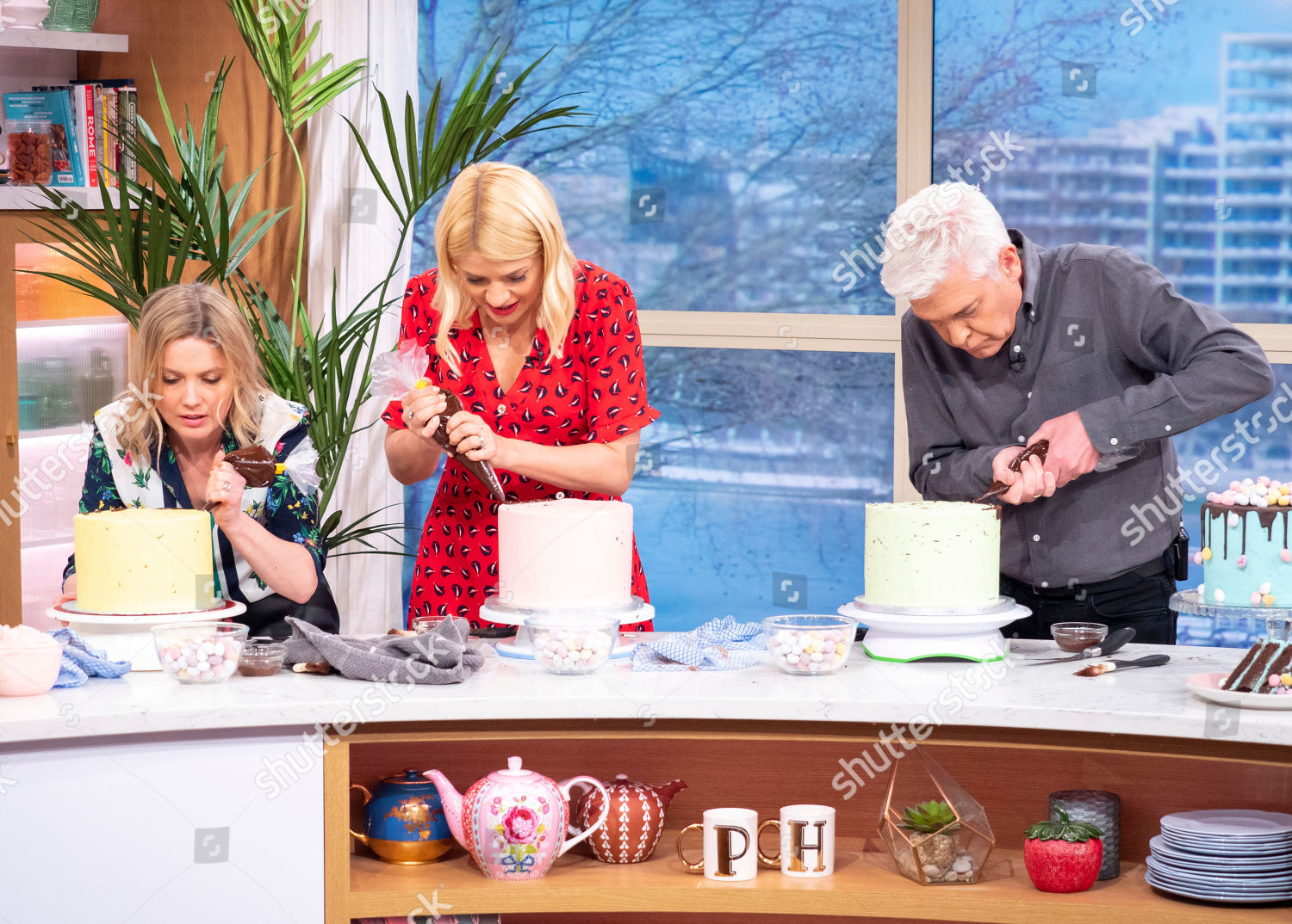 Juliet Sear Phillip Schofield Holly Willoughby Editorial Stock Photo ...