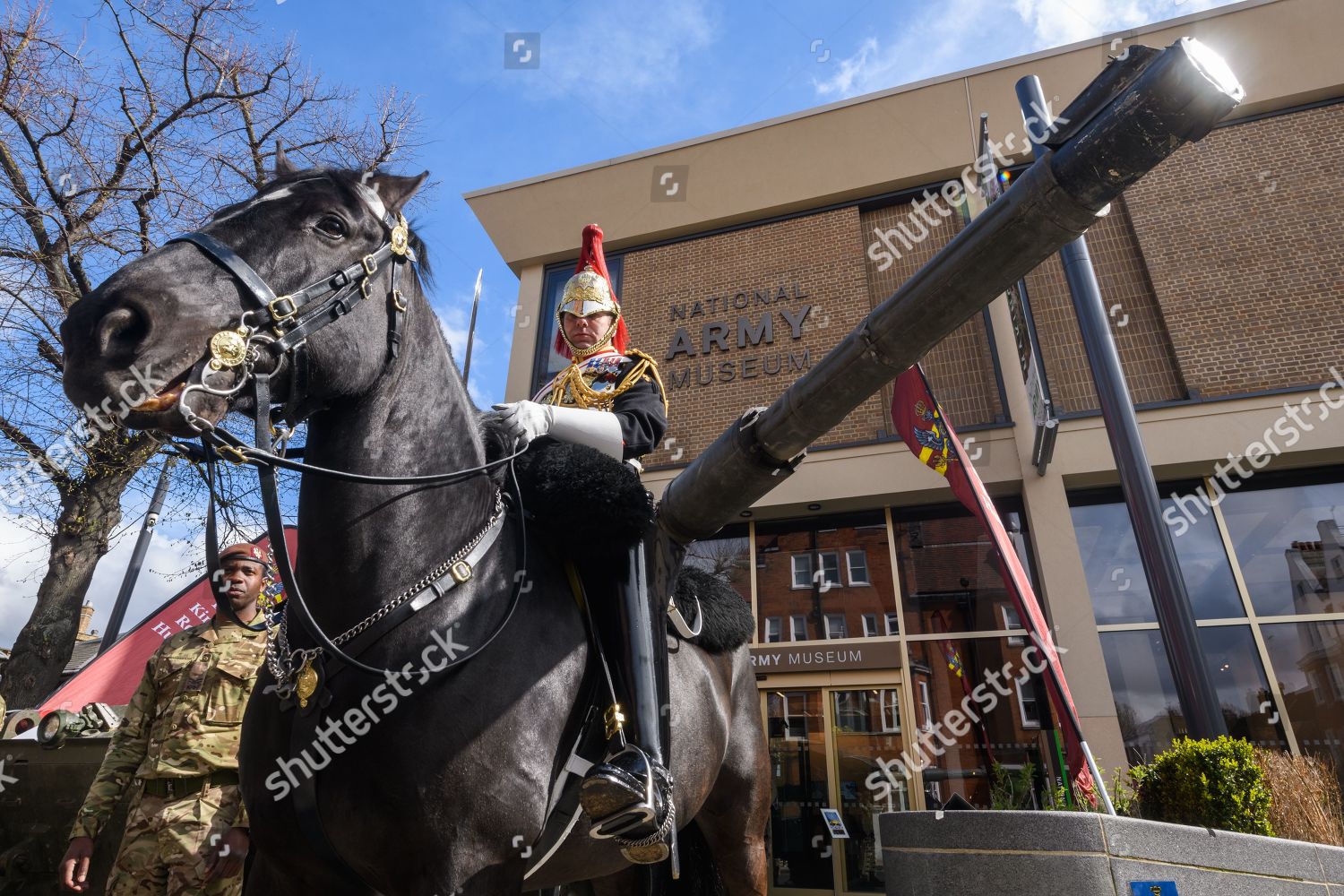 Challenger 2 Crew Mounted Dutymen Household Editorial Stock Photo ...