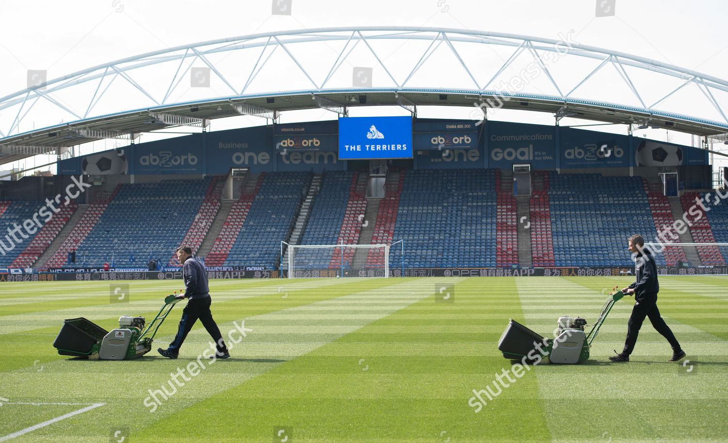 Pitch Cut Before Kick Off Editorial Stock Photo - Stock Image ...