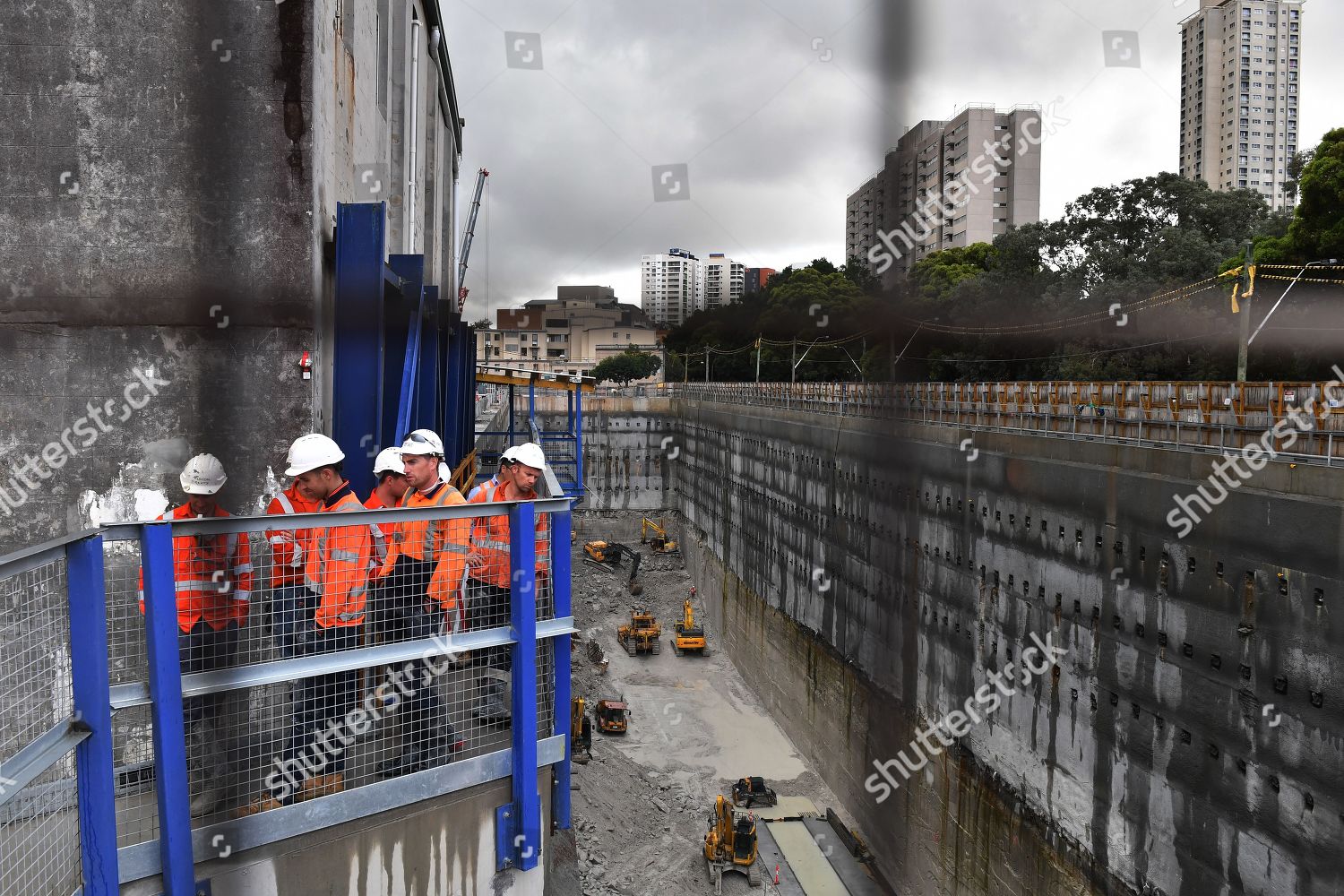 Construction Metro Rail Tunnel Waterloo Station Editorial Stock Photo ...