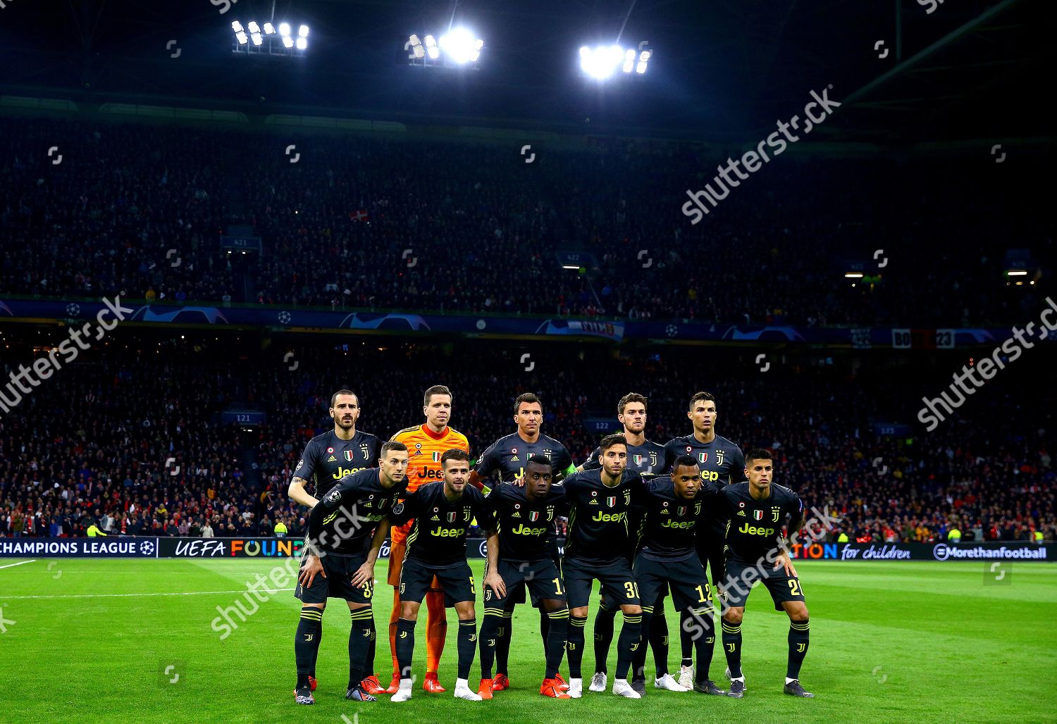 Juventus Starting Xi Line Their Pre Editorial Stock Photo - Stock Image ...