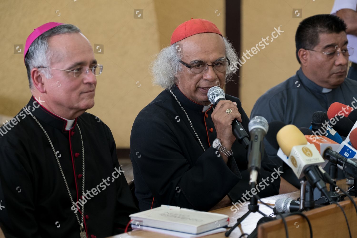 Cardinal Leopoldo Brenes C Archbishop Managua Editorial Stock Photo ...