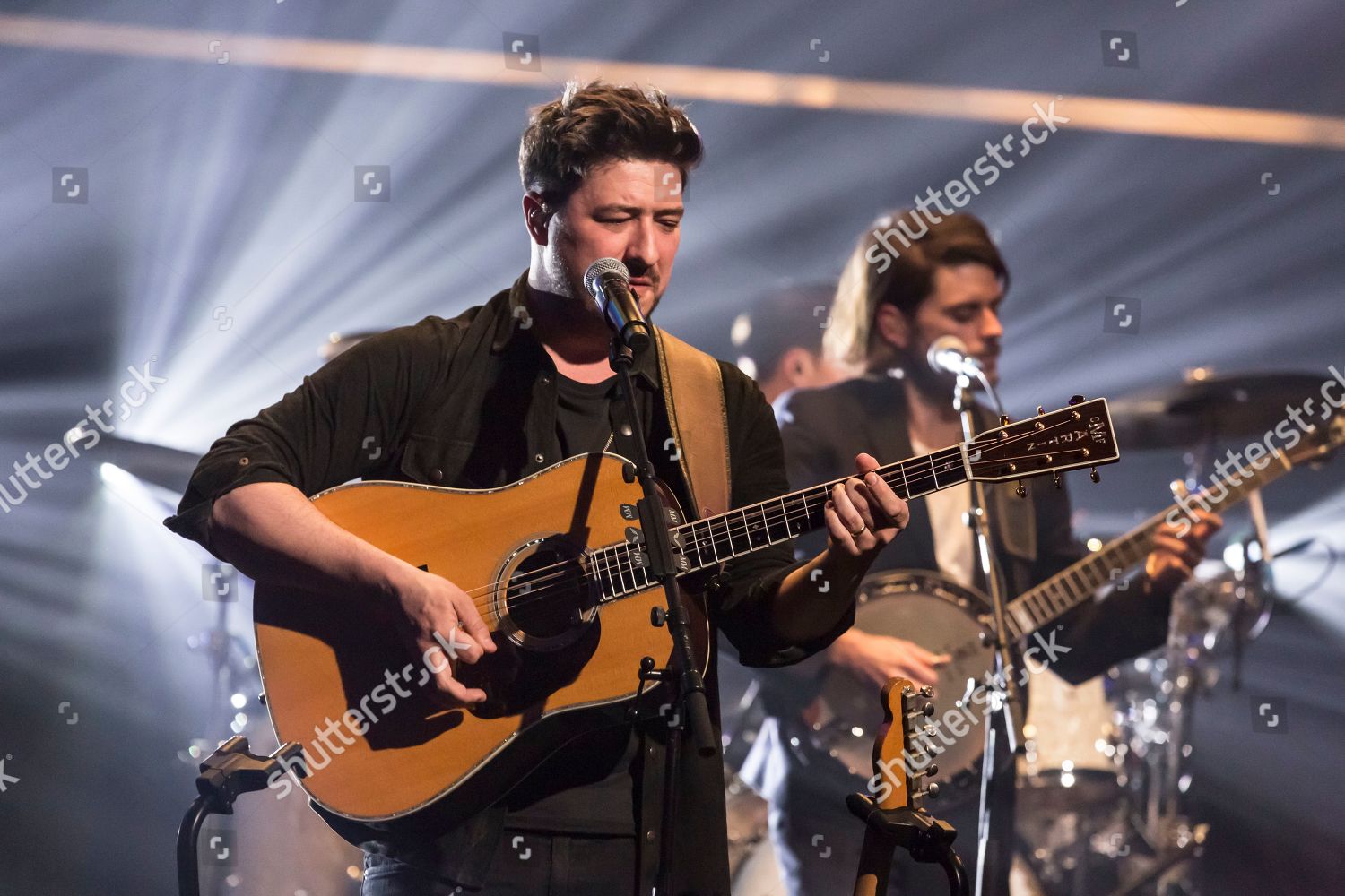 Marcus Mumford Winston Marshalll Mumford Sons Editorial Stock Photo ...