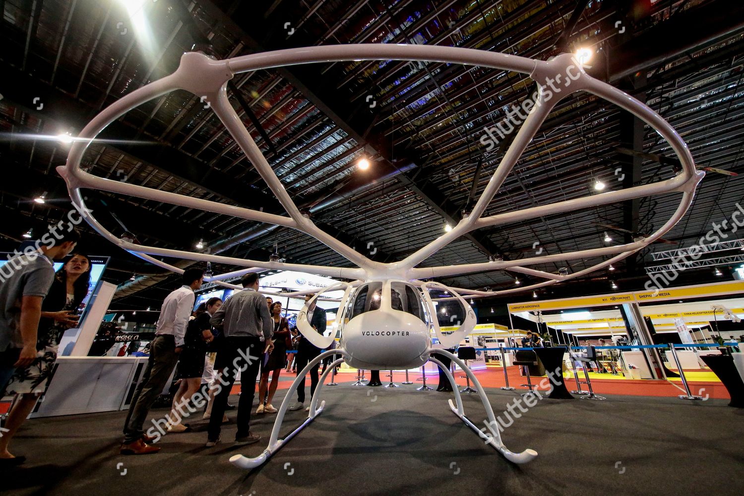 Volocopter 2x Electric Helicopter 18 Rotor Editorial Stock Photo ...