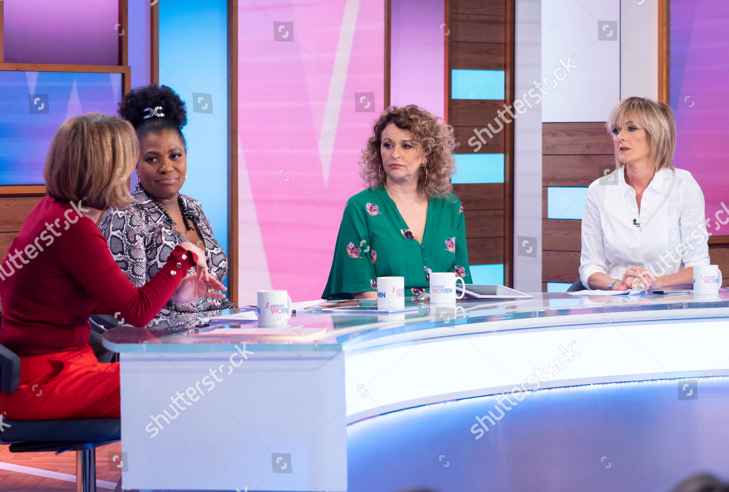 Kaye Adams Brenda Edwards Nadia Sawalha Editorial Stock Photo - Stock ...