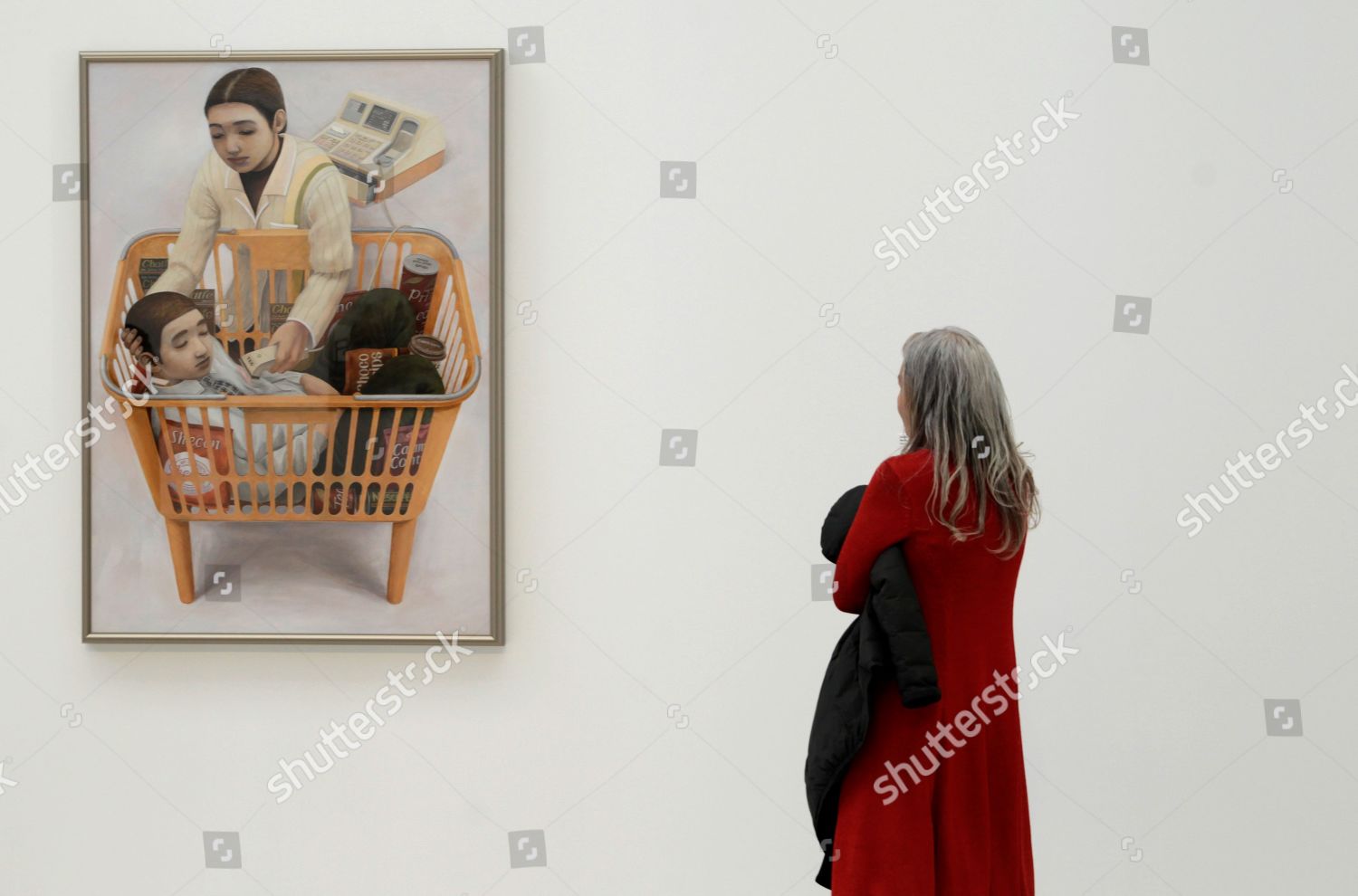 Woman Looks Work Convenience Store Mother Editorial Stock Photo - Stock ...